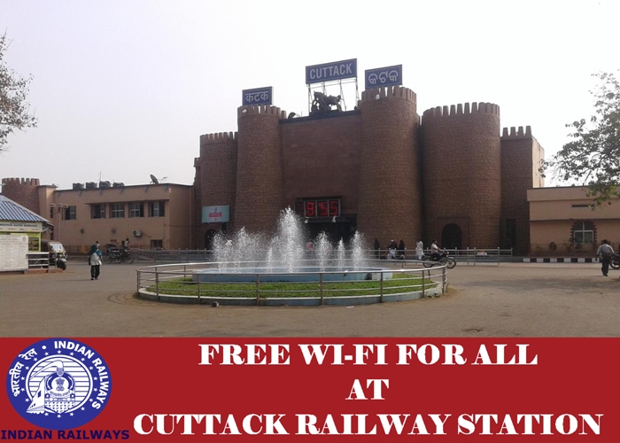 Free WiFi Service At Cuttack Railway Station