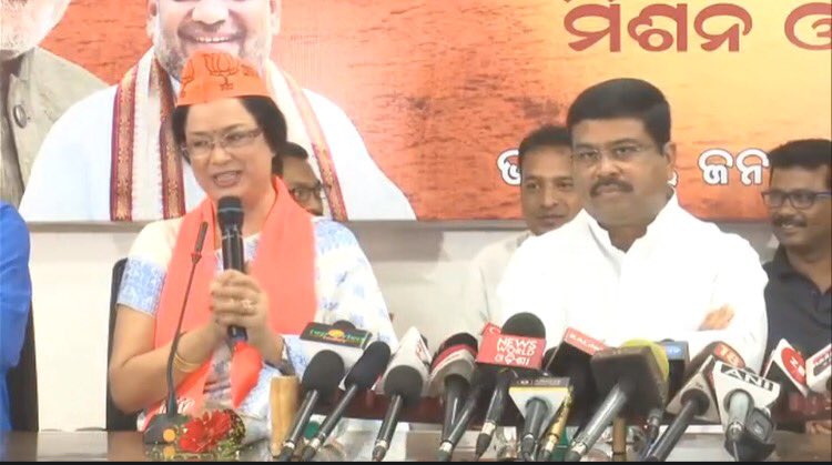 Veteran Odia actress Mahasweta Ray joins BJP