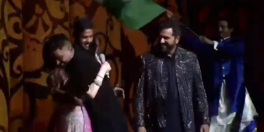 Rohit Sharma, Surya Kumar, Hardik Pandya at Anant and Radhika’s sangeet ...